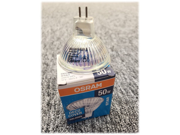 OSRAM HALOGEN MR16 GU5.3 12V -50W - FOCUS DE LIGHTINGS PTE LTD