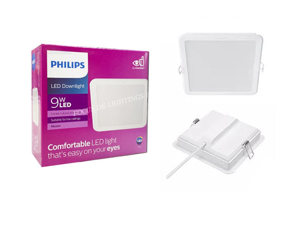 PHILIPS MESON SQUARE 9W/13W DOWNLIGHT -EYECOMFORT - FOCUS DE LIGHTINGS ...