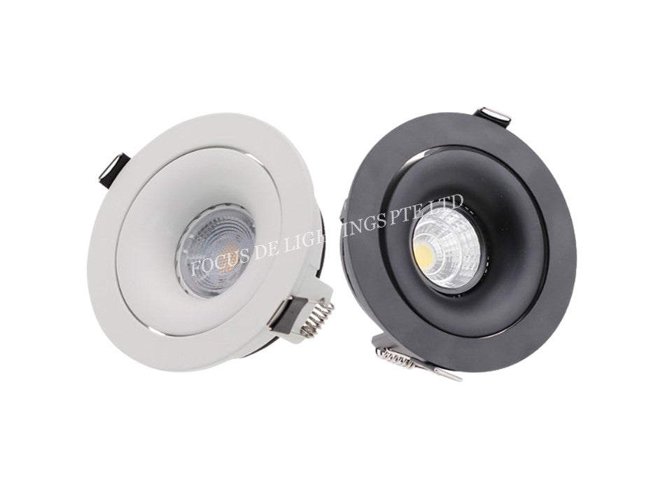 DL 135 SERIES DESIGNER RECESSED SPOTLIGHT 135 -CONCAVE ROUND - FOCUS DE ...