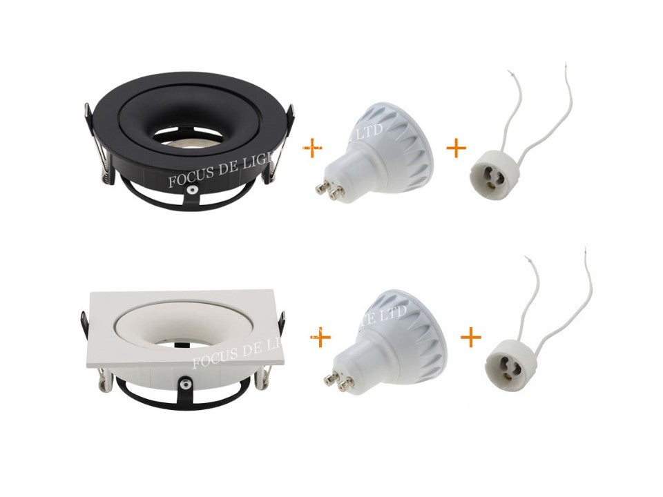 DL 135 SERIES DESIGNER RECESSED SPOTLIGHT 135 -CONCAVE ROUND - FOCUS DE ...