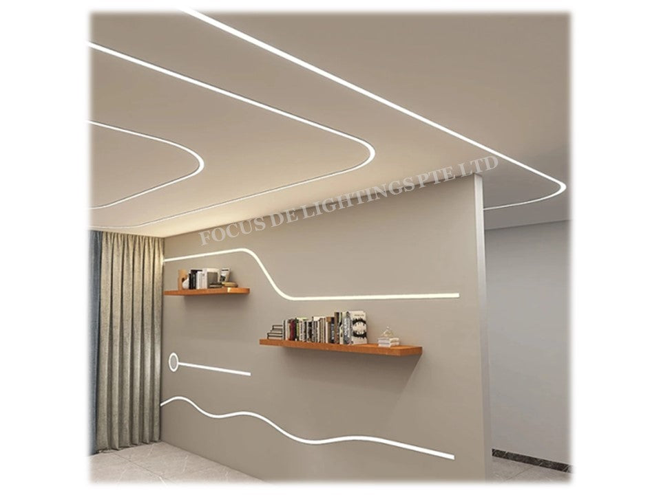 FLEXIBLE SILICONE COVER DIFFUSER FOR FOR LED STRIP -SUITABLE FOR 8MM-1 ...