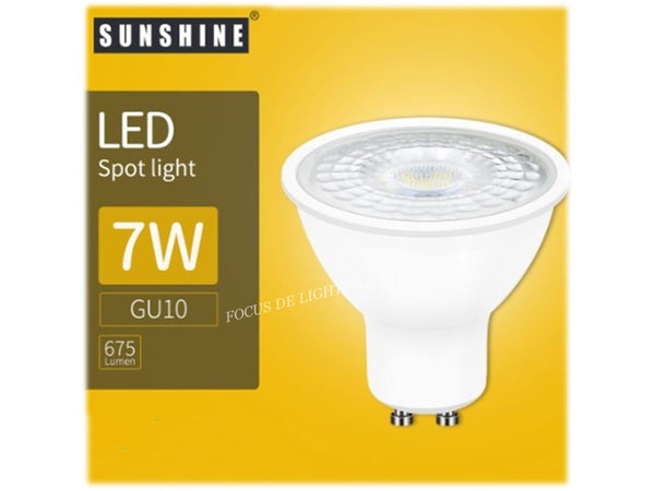 SUNSHINE GU10 LED 7W LED BULB - FOCUS DE LIGHTINGS PTE LTD