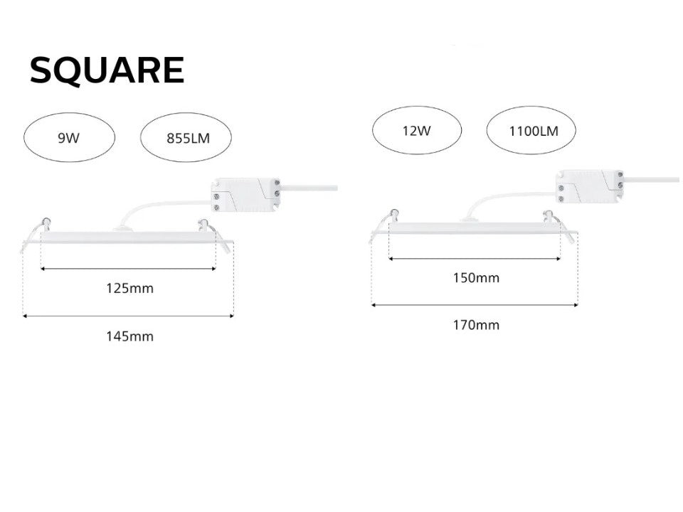 LINIQ 8801 Detachable Recessed Led Downlight 12w -Round - FOCUS DE ...