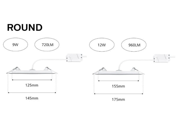 *LATEST DESIGN* PHILIPS MESON MAX ROUND 9W/12W (3-years warranty ...