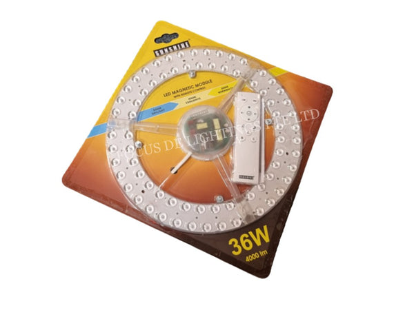 SUNSHINE LED MAGNETIC PANEL 36W -TRI-COLOURS (WARM-COOL-DAY-IN-ONE ...