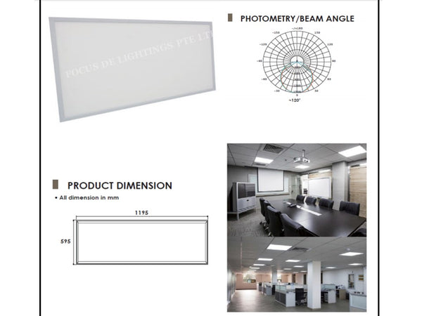 AP-LITE COMMERCIAL OFFICE LED PANEL 80W (2FTX4FT) TUV CERT - FOCUS DE ...