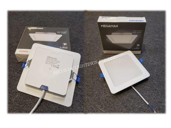 MEGAMAN CLASSIC Recessed Downlight 1119 -SQUARE (9W/12W/15W/18W ...