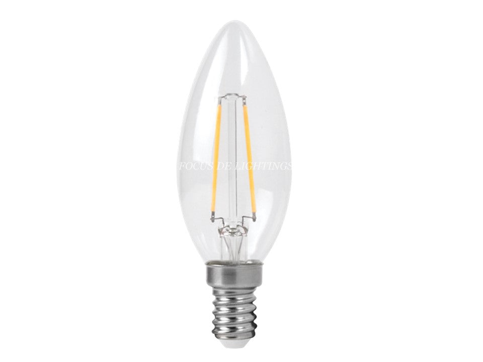 MEGAMAN FILAMENT LED CANDLE LC1404CS 4W E14 2700k - FOCUS DE LIGHTINGS ...