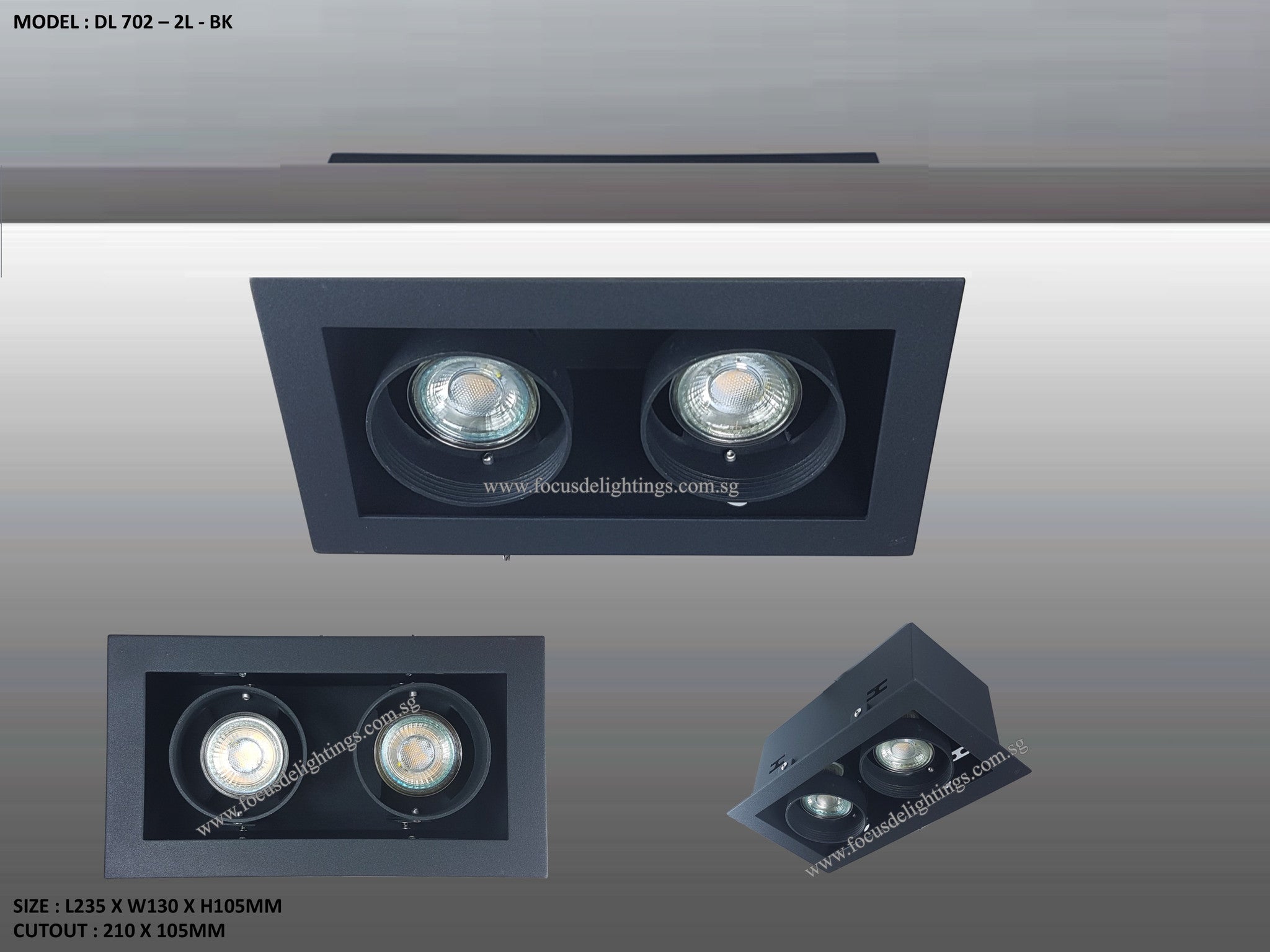 Products Tagged "RECESSED LIGHTS" - FOCUS DE LIGHTINGS PTE LTD