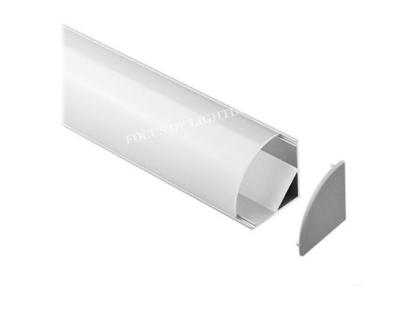 CORNER ALUMINIUM PROFILE FOR LED STRIP FIXTURE - FOCUS DE LIGHTINGS PTE LTD