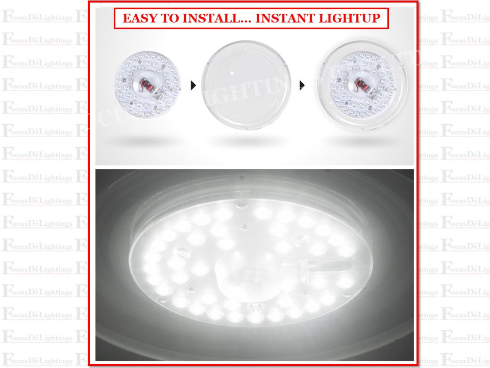 MAGNETIC LED PANEL FOR CEILING LAMPS -ASSORTED SIZES - FOCUS DE ...